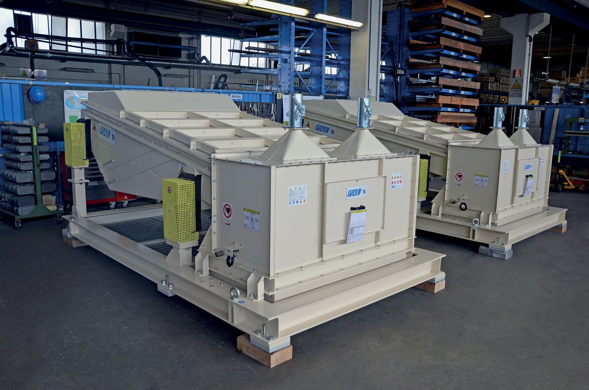 VIBRATING SCREENS – EVA - PAL Green Division